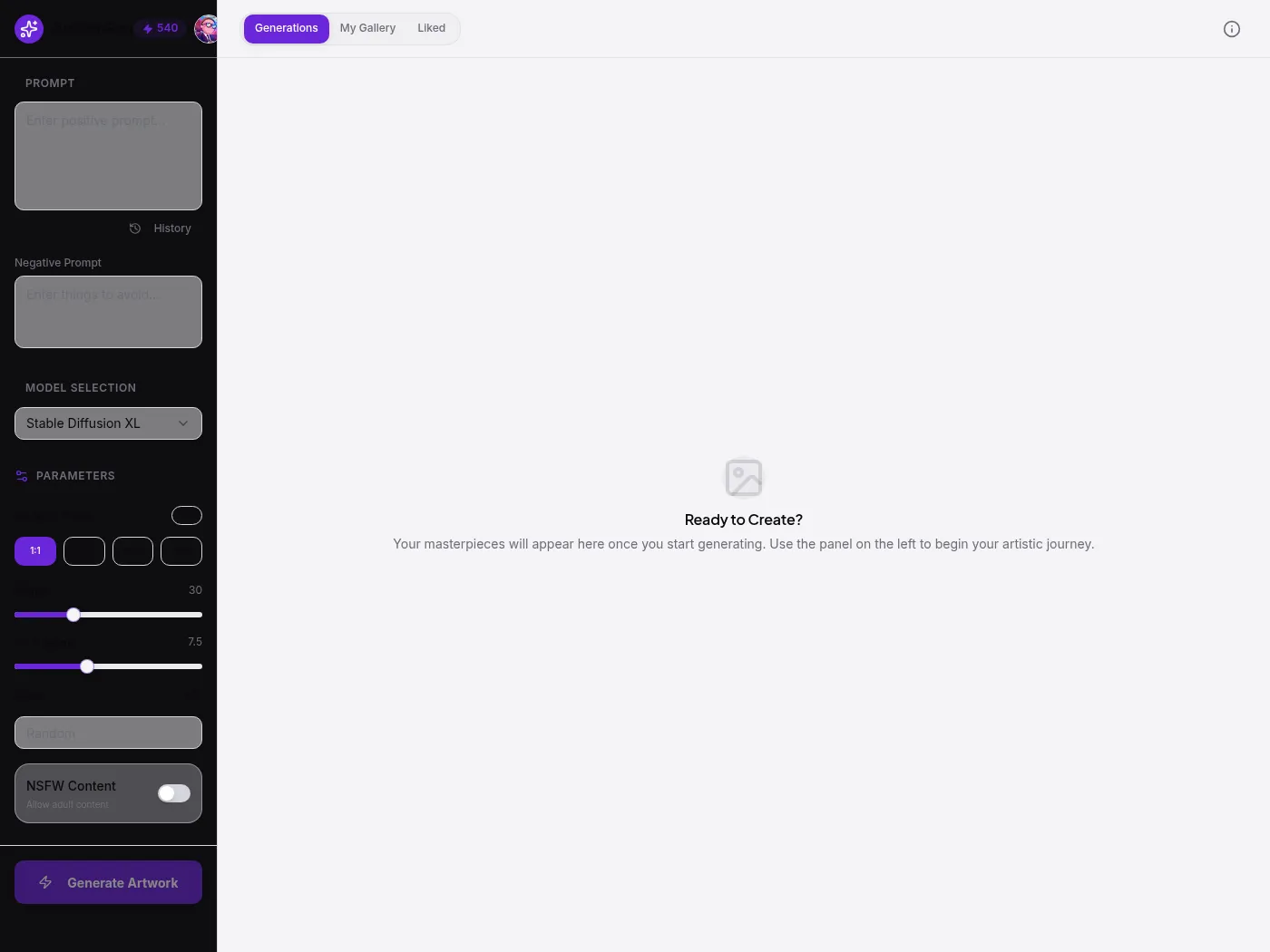 AetherGen Dashboard