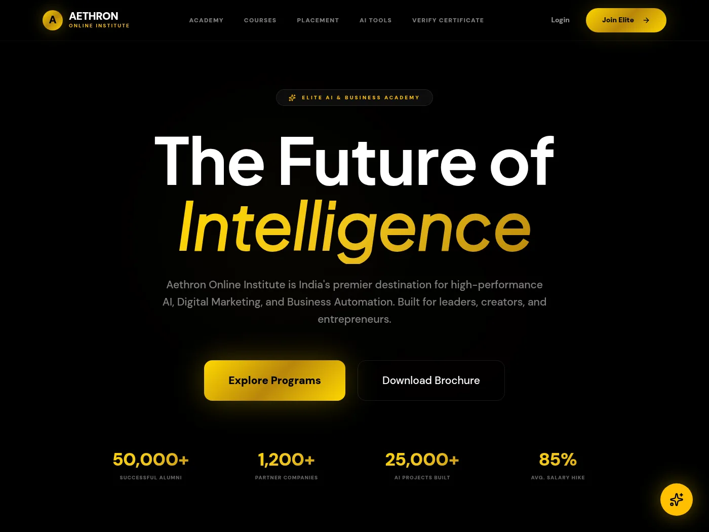 Aethron online institution Websites