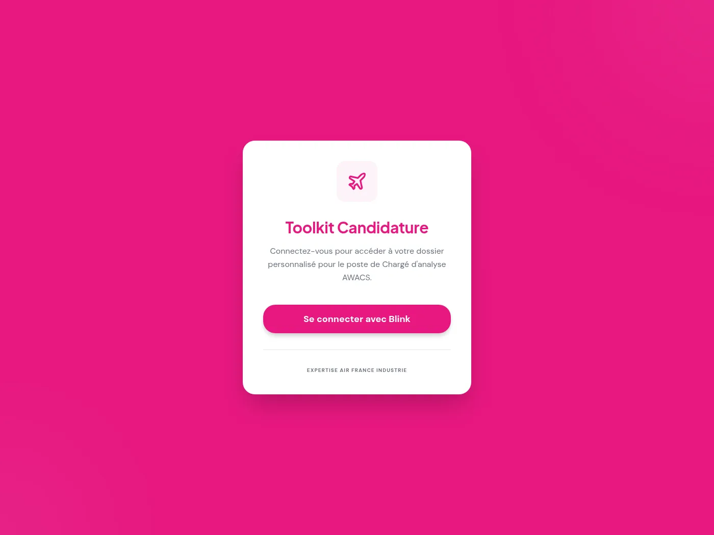 Air France Candidature Toolkit