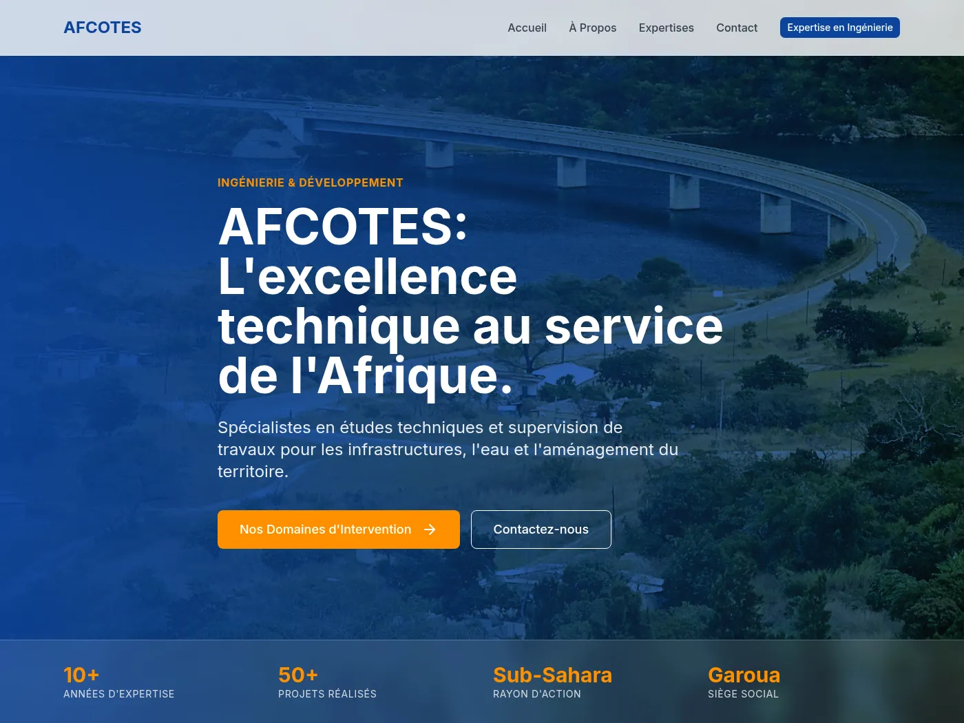 Afcotes Company Website