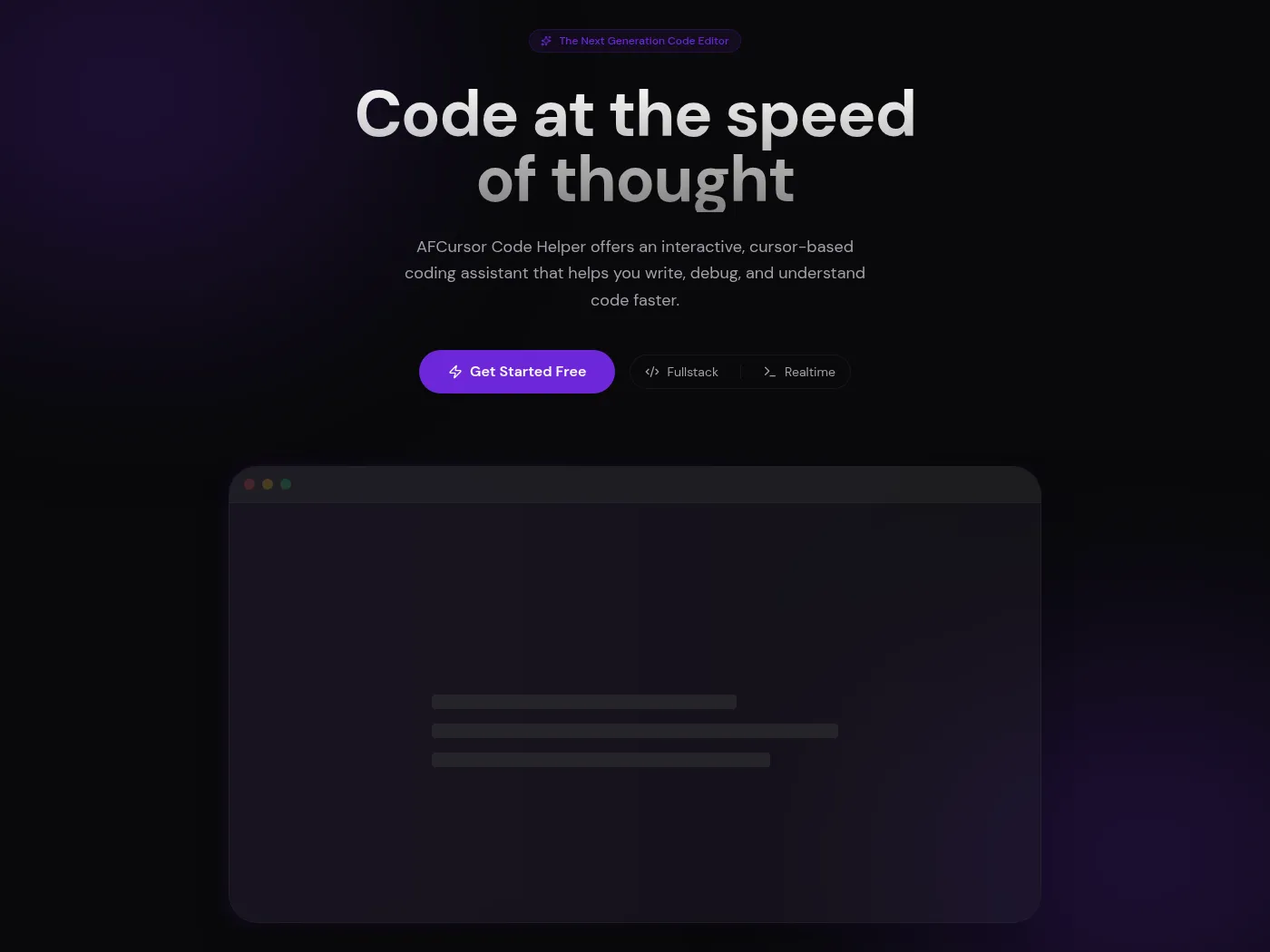 AFCursor Code Helper