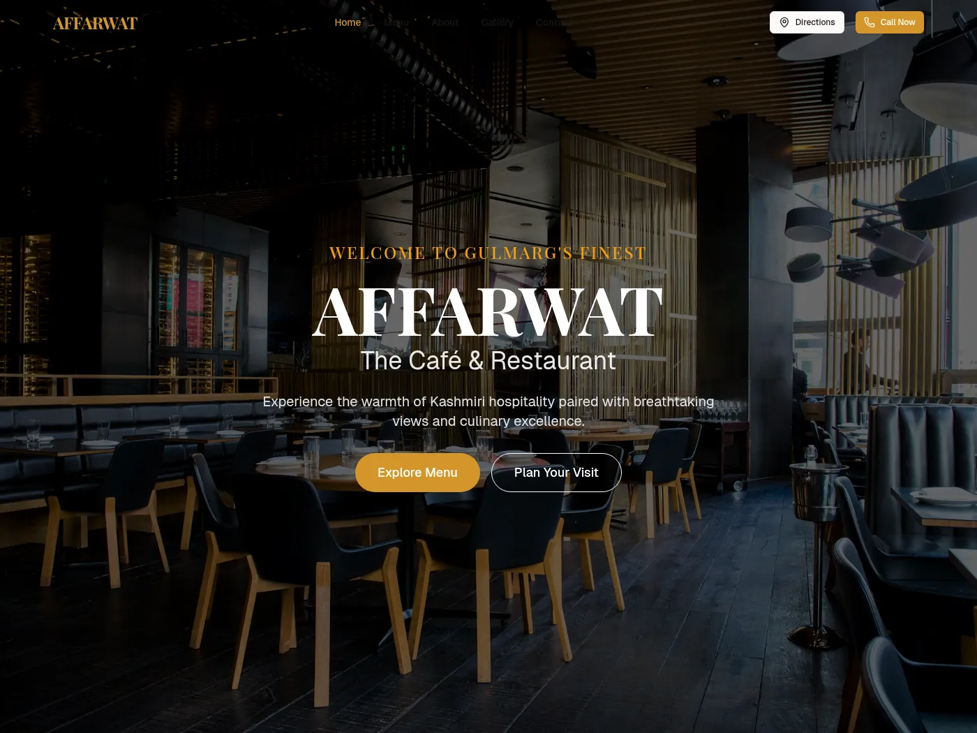 AFFARWAT Café Website