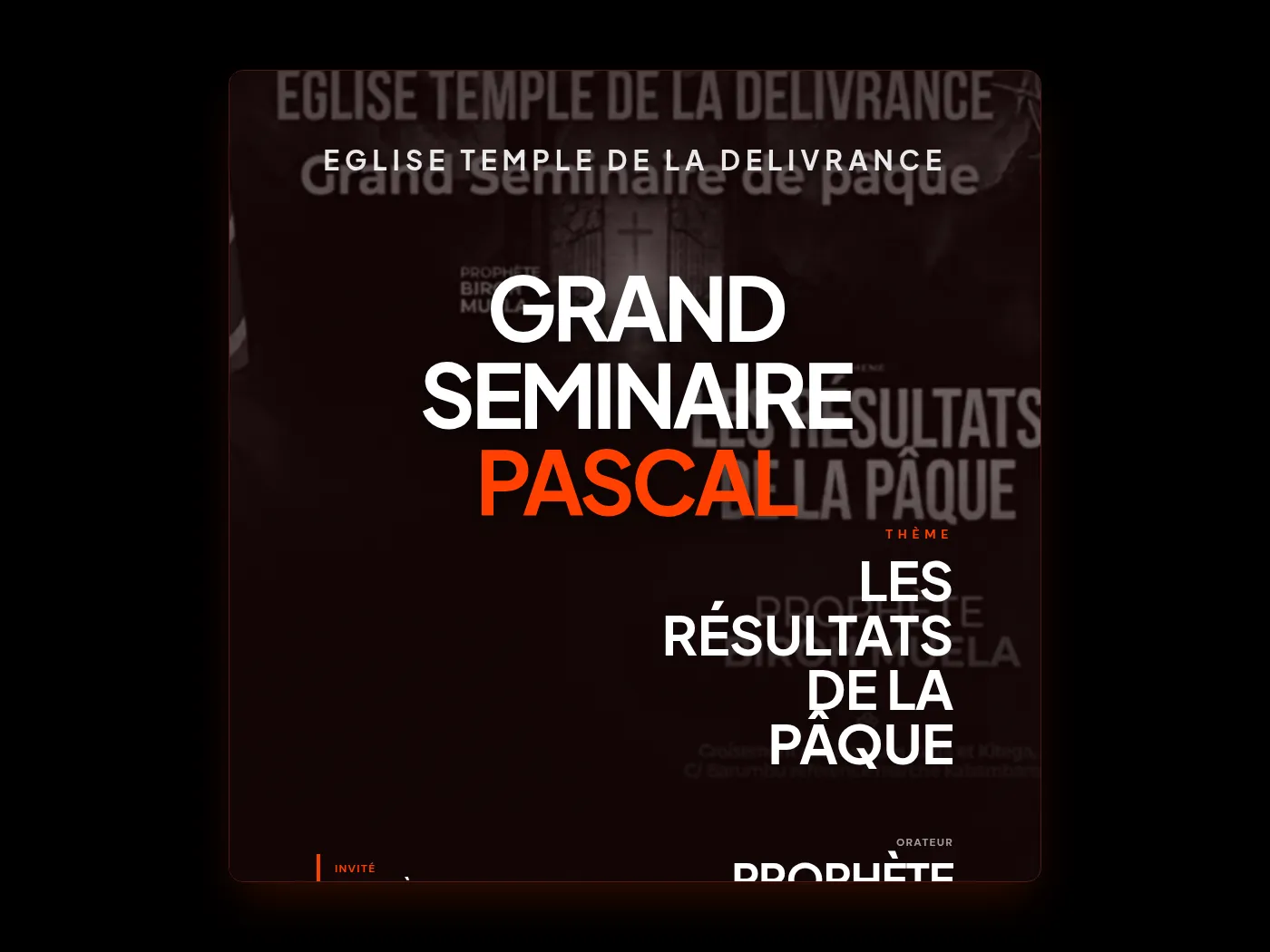 Afficheur Pascal Event