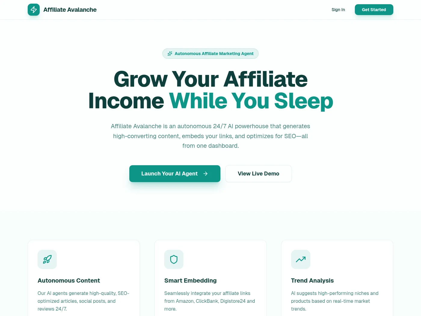 Affiliate Avalanche