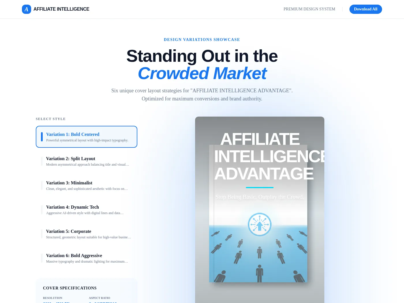 Affiliate Cover Variations
