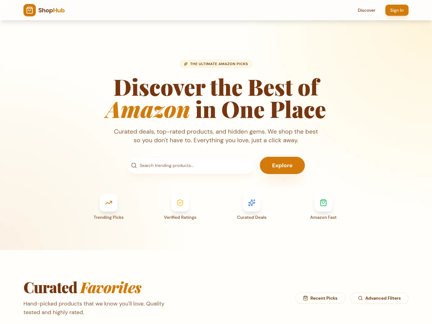 Affiliate Shop Hub