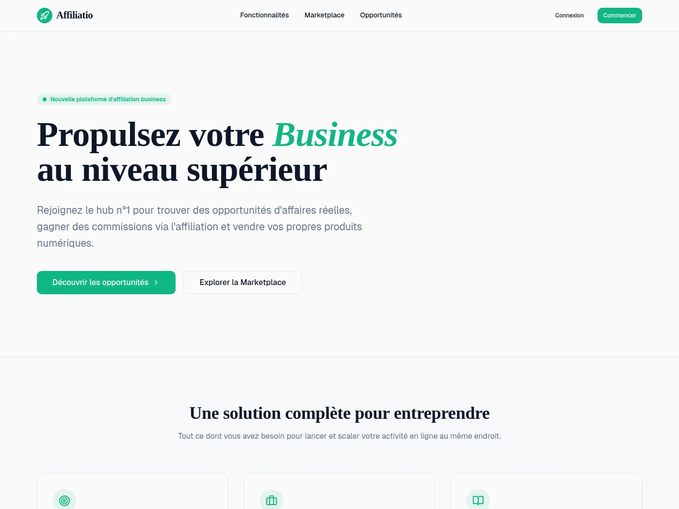 Affiliation Business Hub
