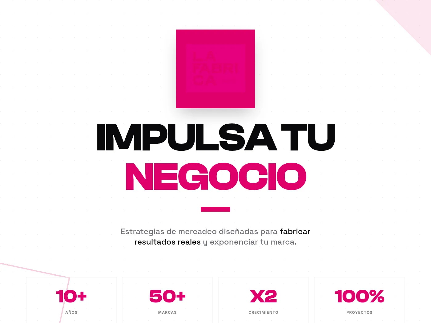 La Fabrica Afiche Promo