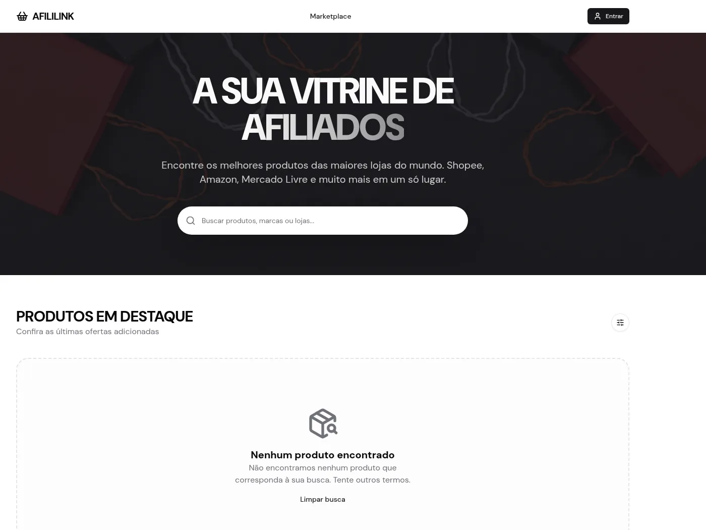 AfiliLink Marketplace Hub