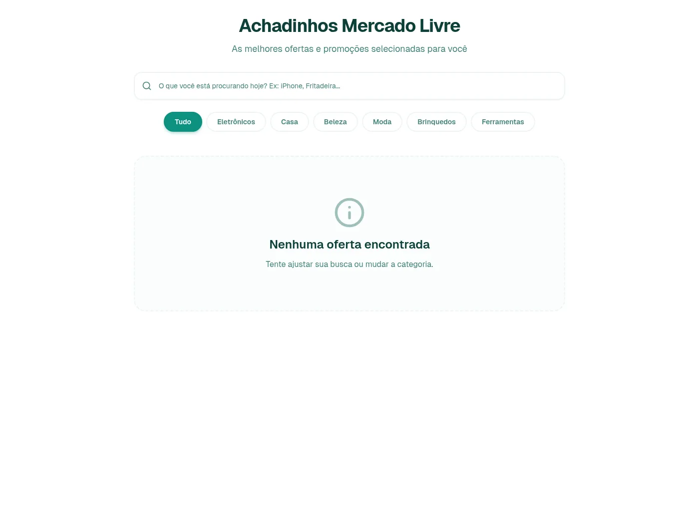 Achadinhos Mercado Livre