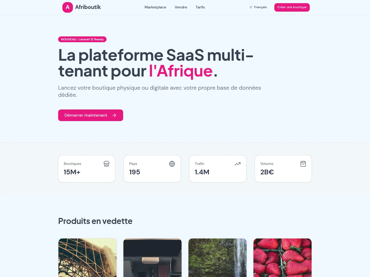 Afriboutik SaaS Platform
