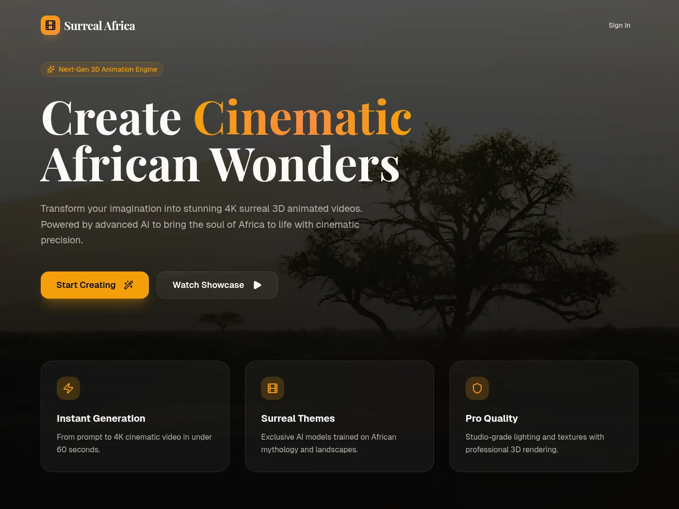 Surreal Africa VideoGen