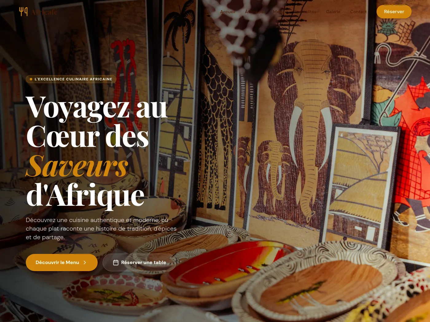 Africafé Web Experience