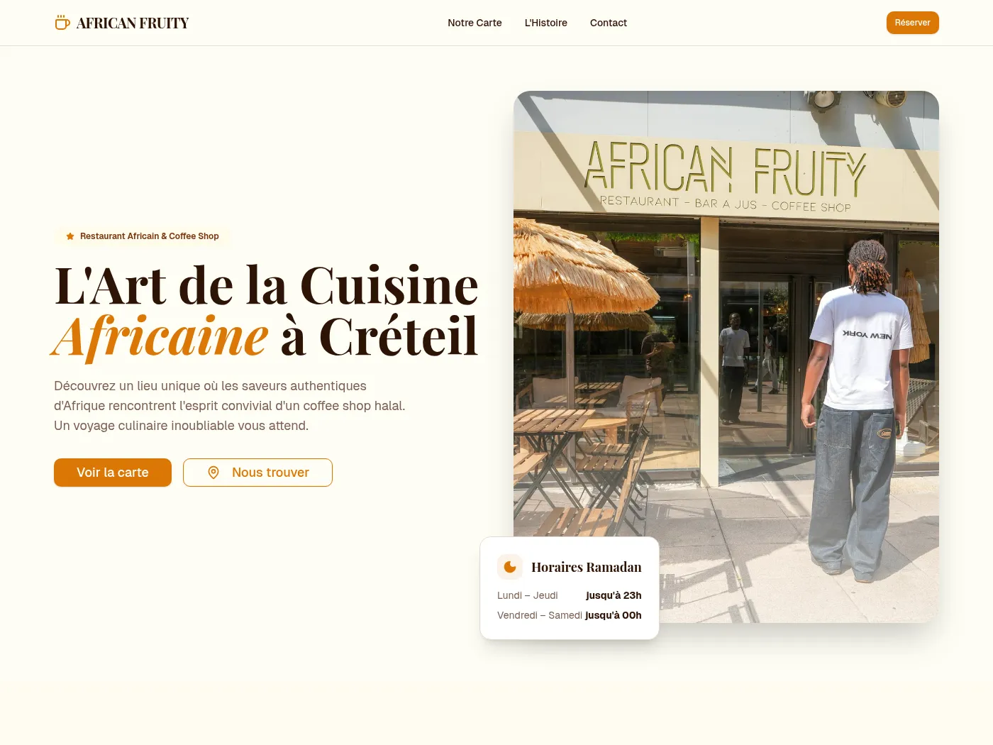 Africain Coffee Landing