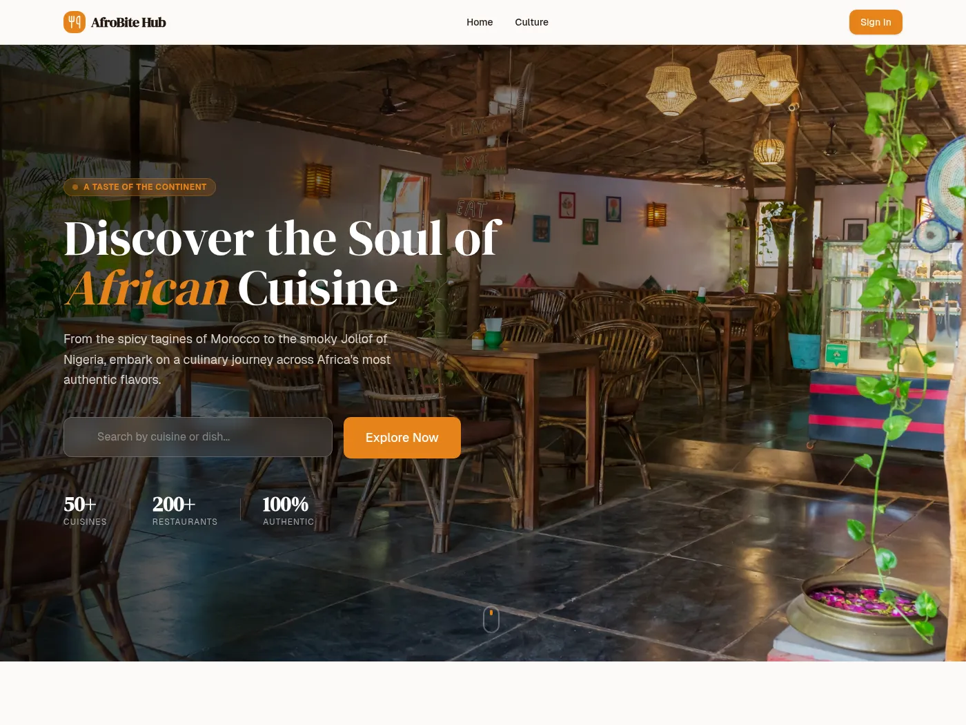 African Restaurant Hub