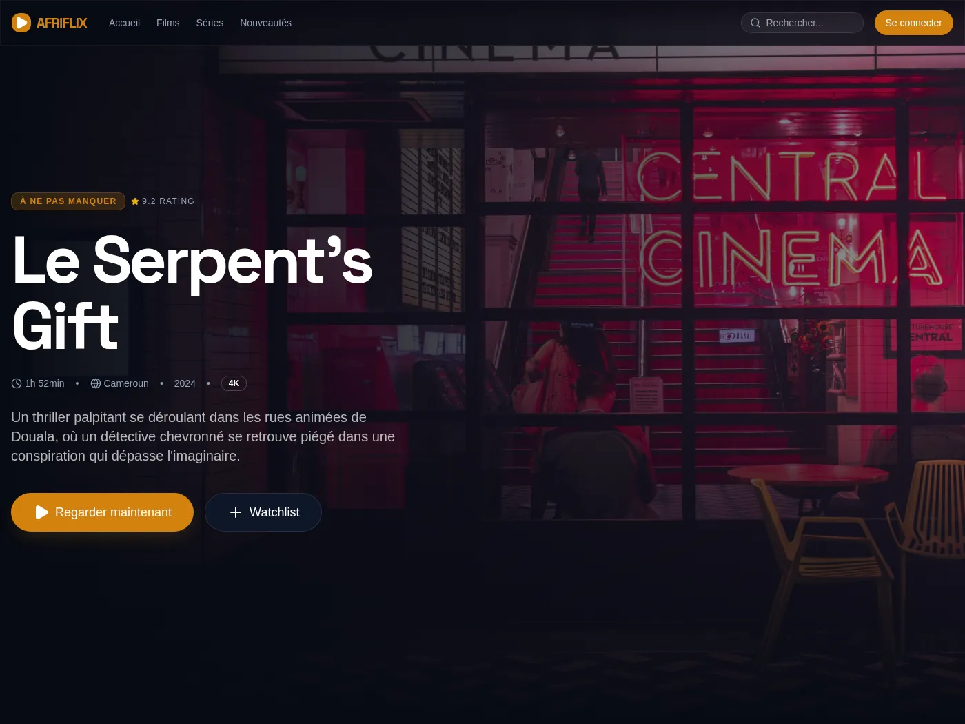 AfriFlix Streaming Platform
