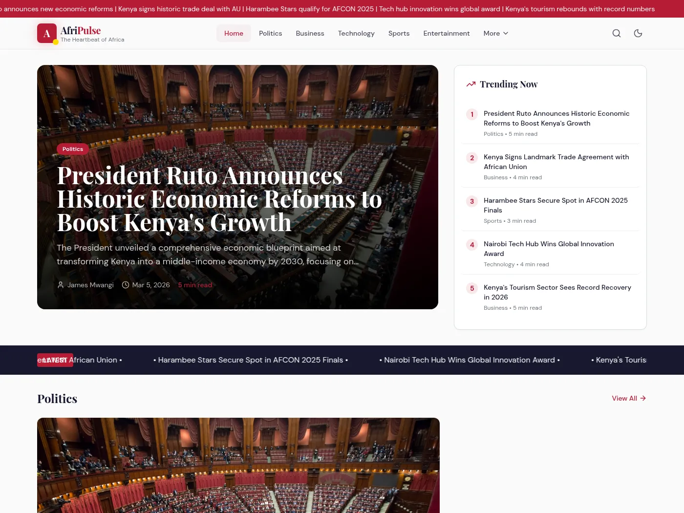 AfriPulse Media Hub