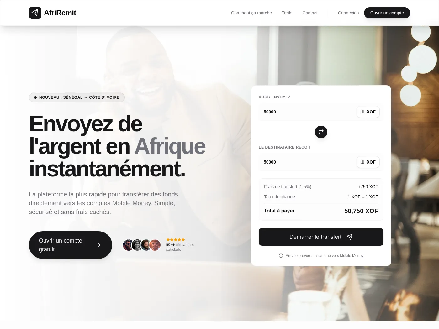 AfriRemitl Money Platform
