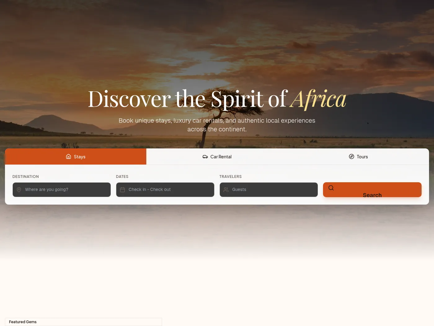 AfriStay Bookings