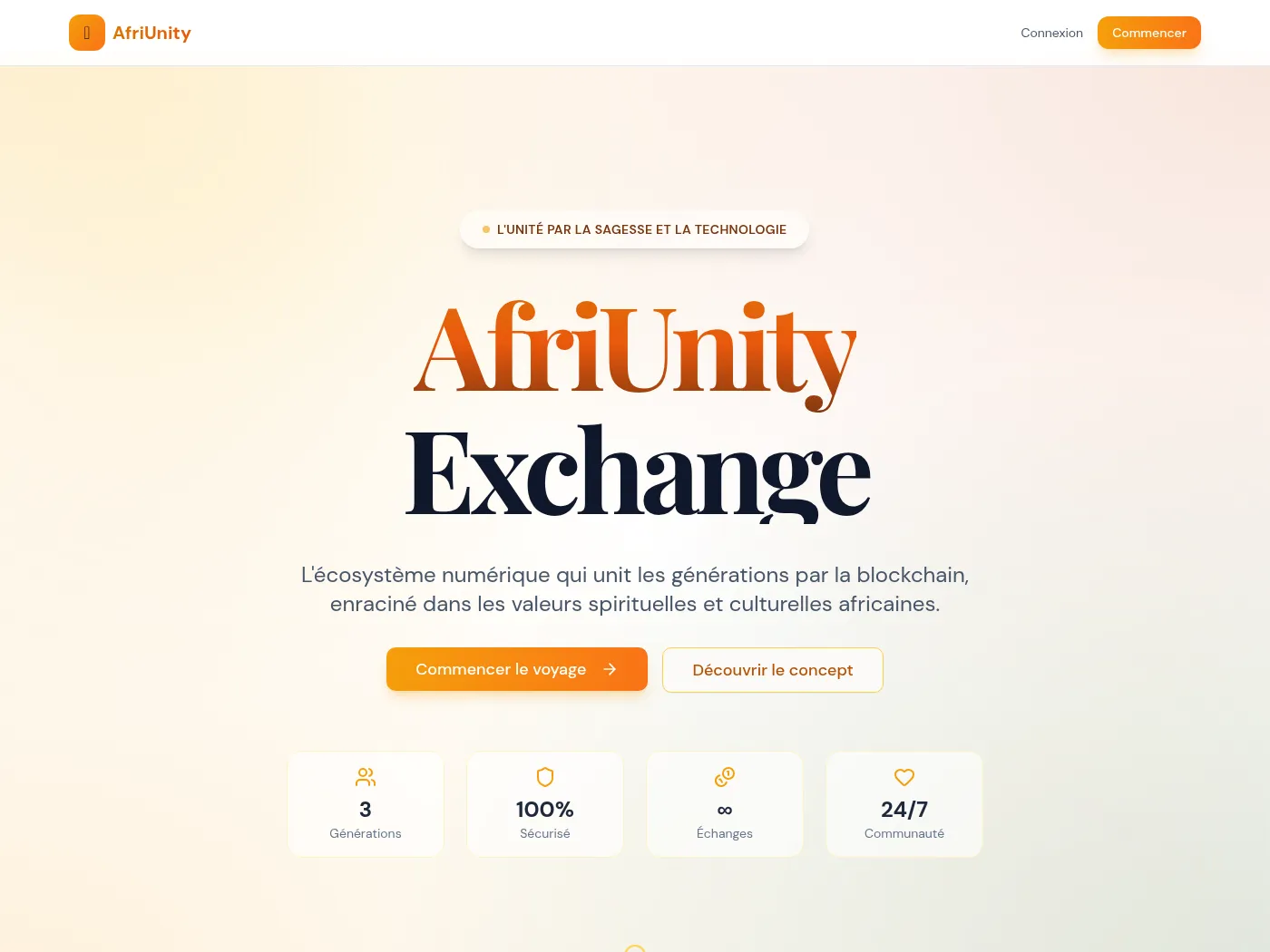 AfriUnity Exchange Platform