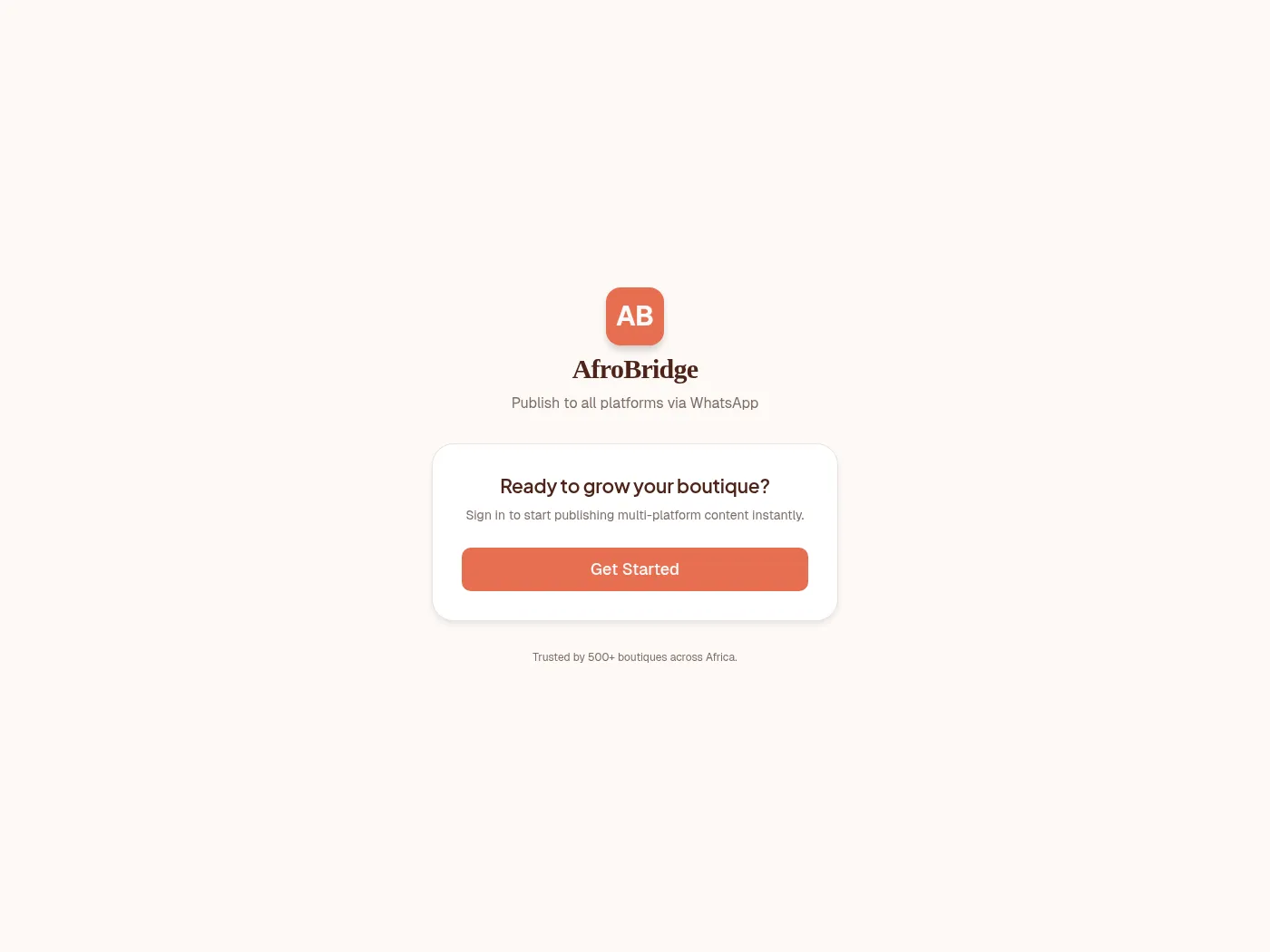 AfroBridge Social Publisher