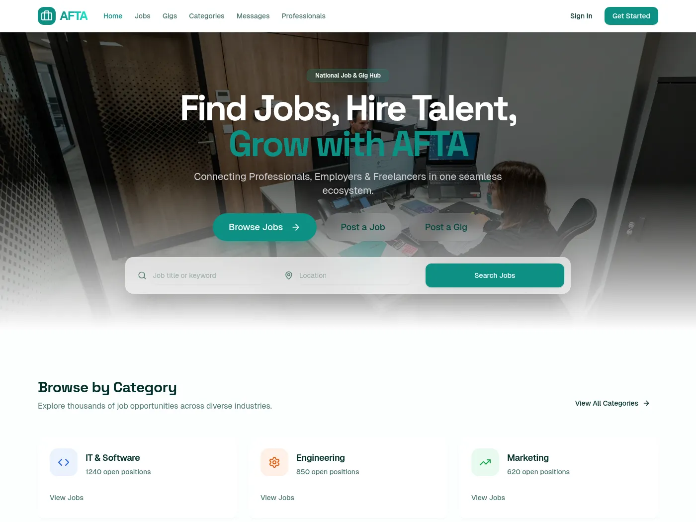 AFTA Job & Gig Hub