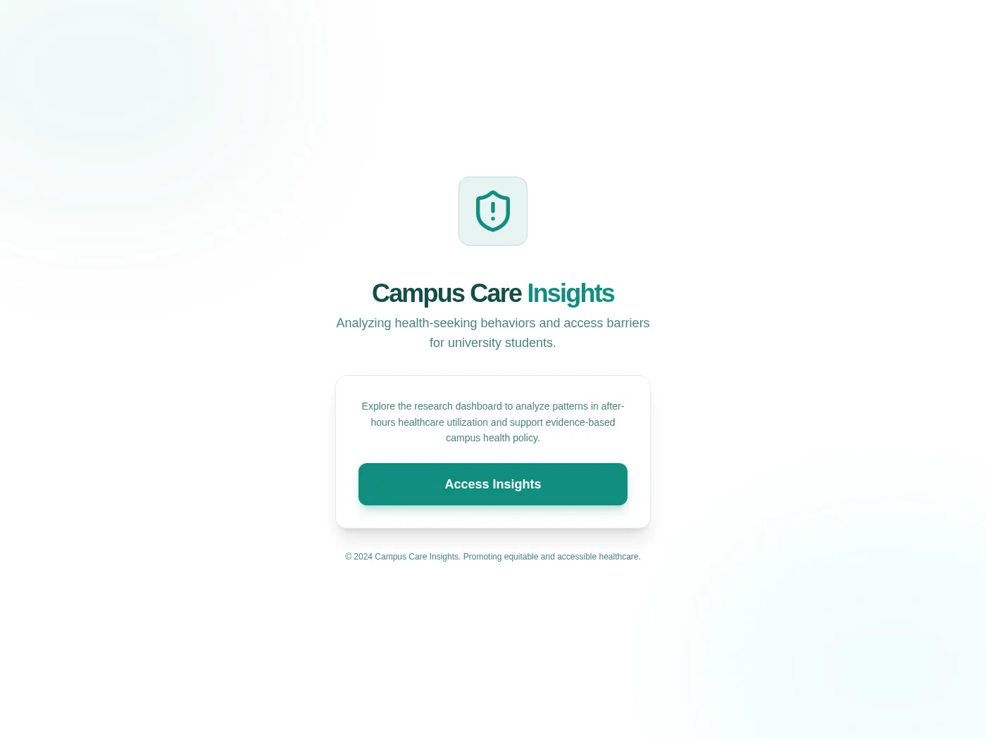 Campus Care Insights