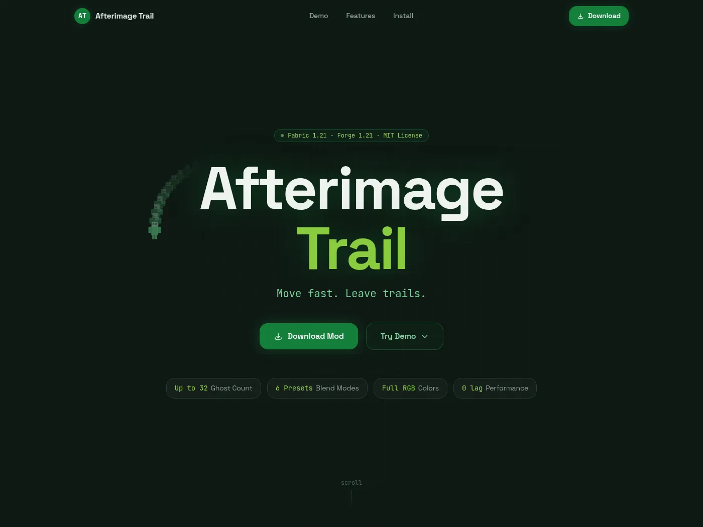 Afterimage Trail Mod