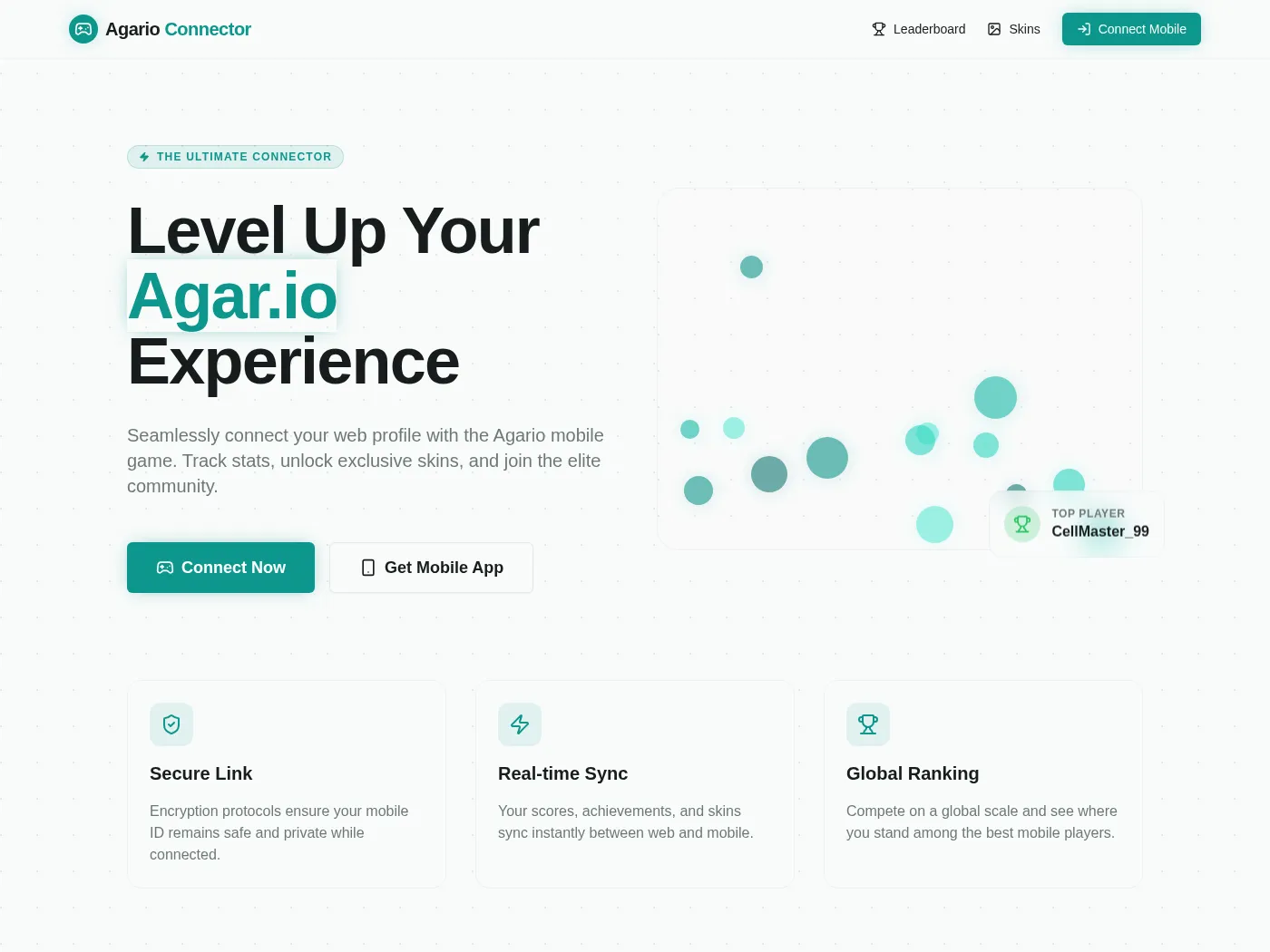 Agario Web Connector