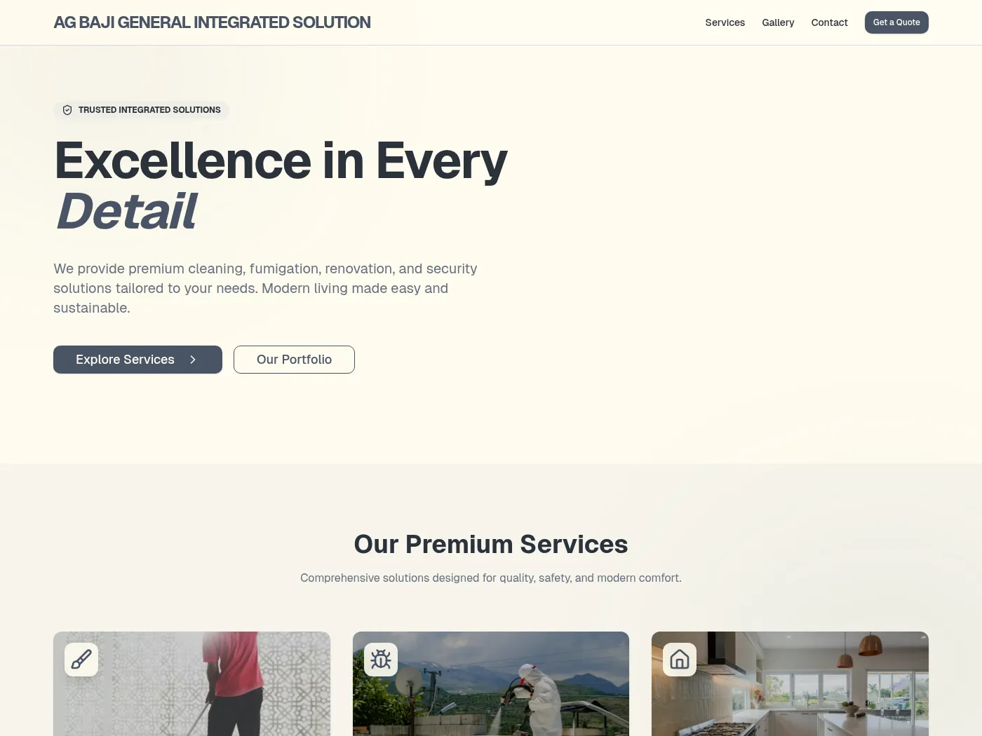 AG Baji Services Site