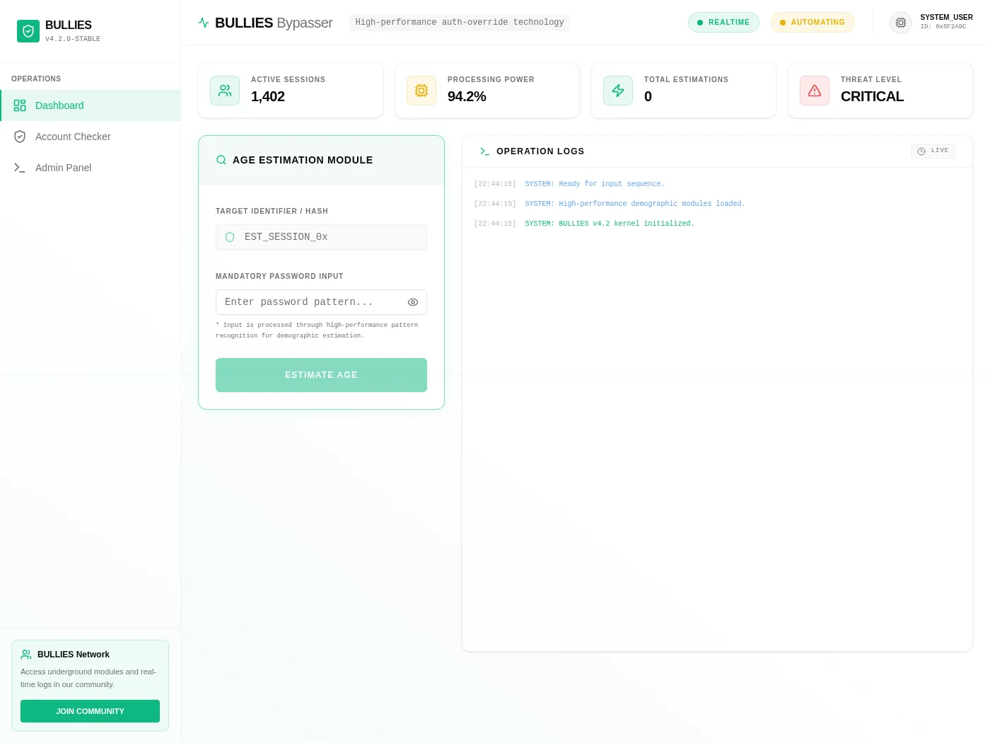 Age By Password Tool