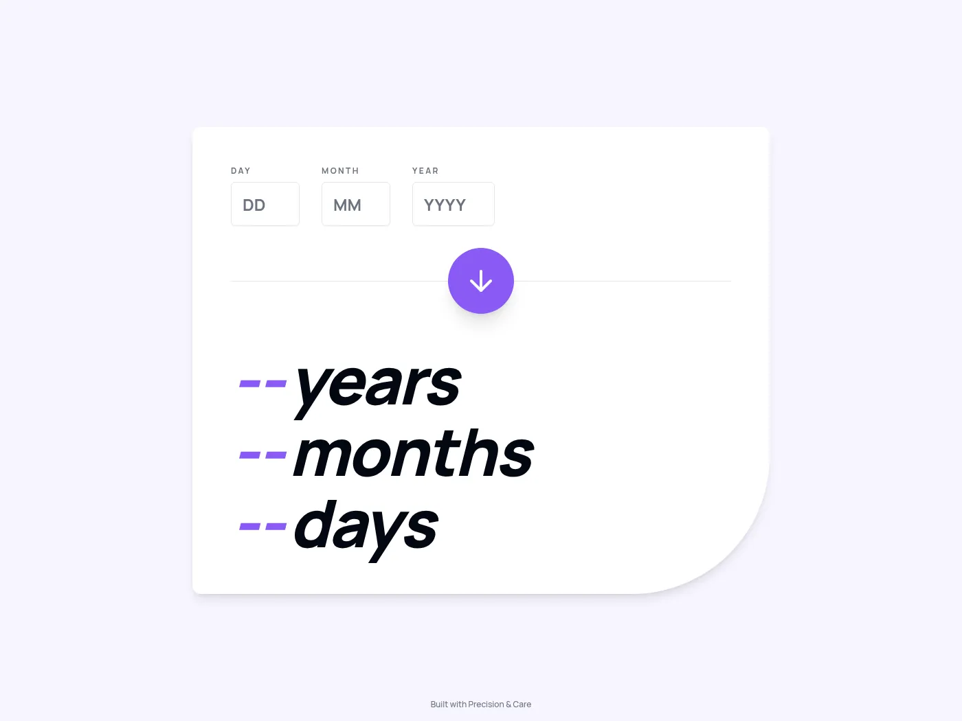 Exact Age Calculator