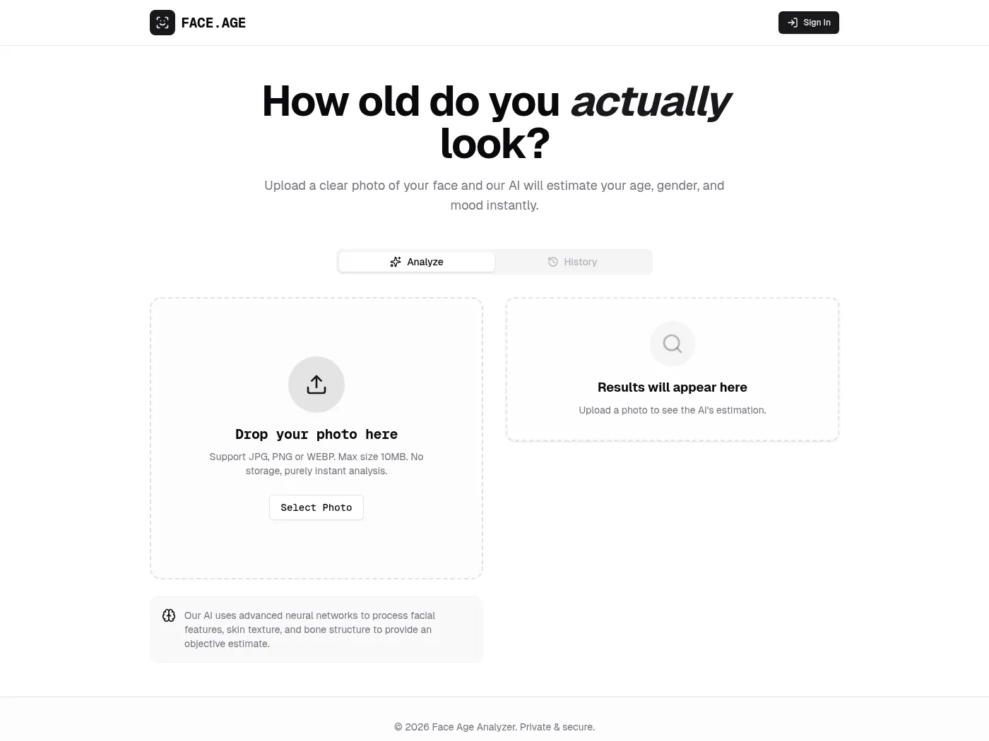 Face Age Analyzer