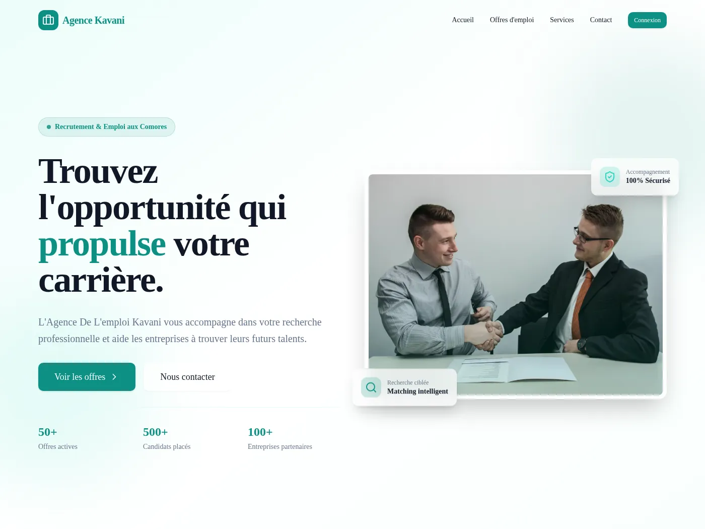 Agence Emploi Kavani Site