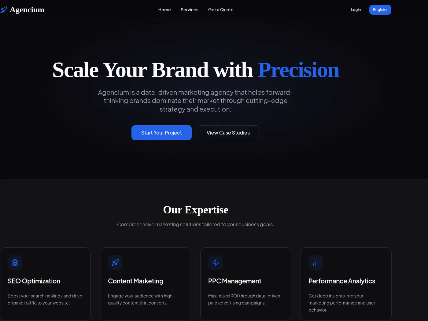 Agencium Client Portal