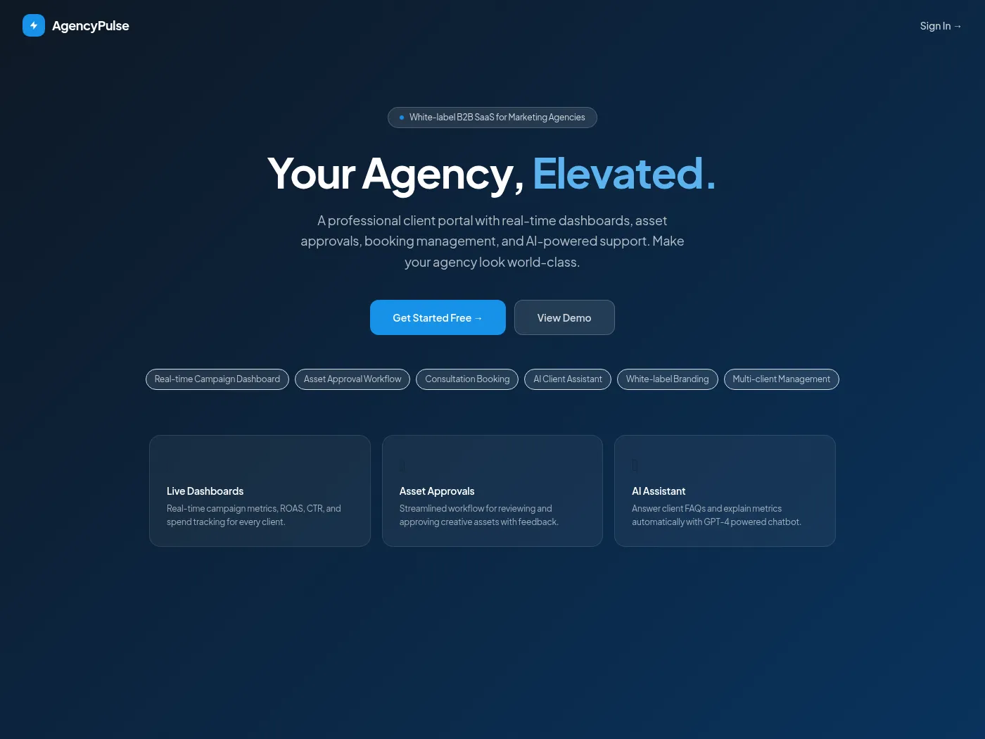 AgencyPulse Portal