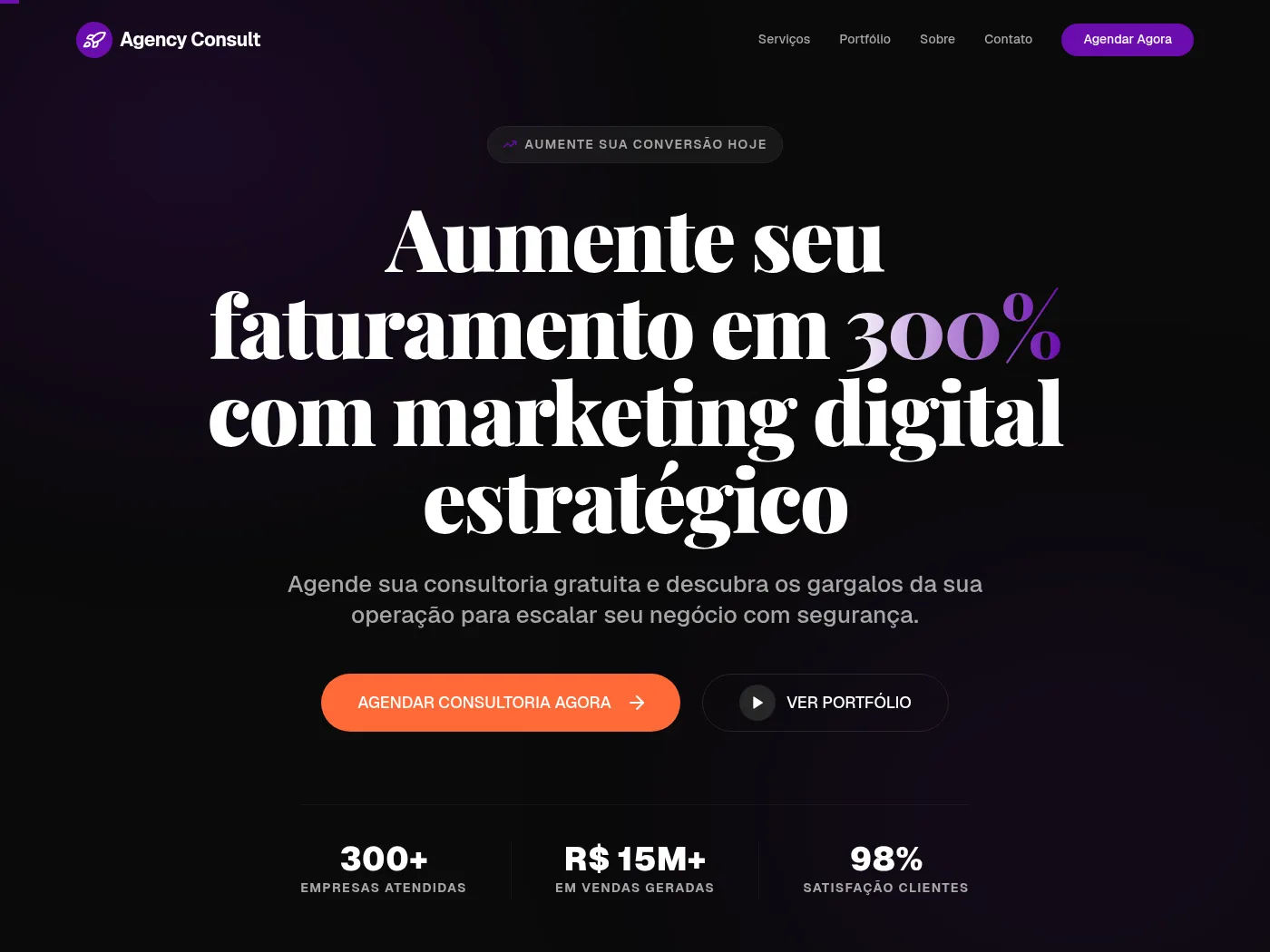 Agency Consult Landing