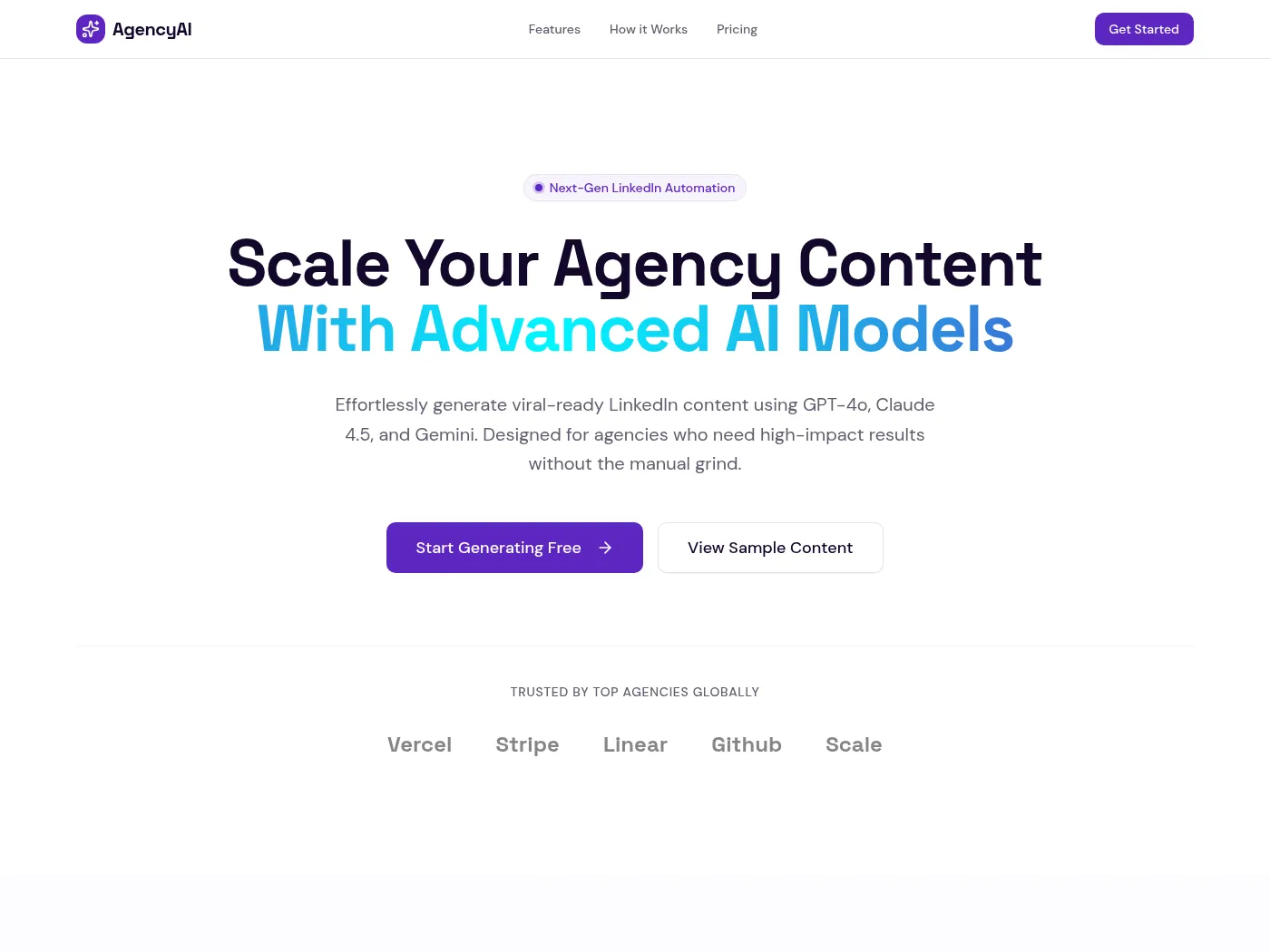 Agency Content Generator