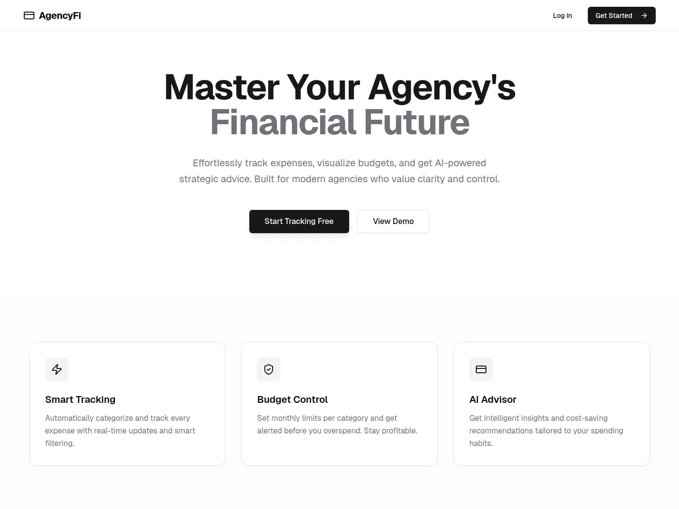 Agency Finance Dashboard