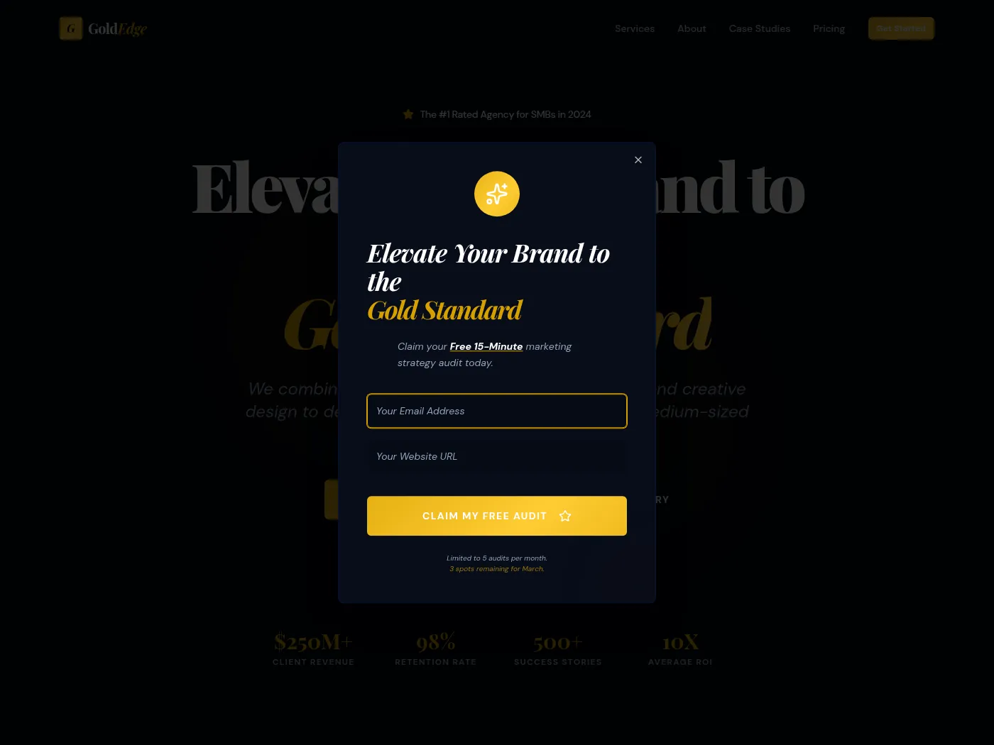 GoldEdge Agency Site