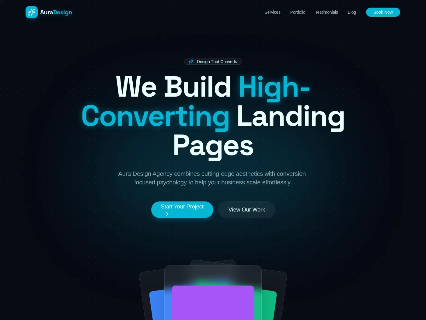Web Agency Landing Pro
