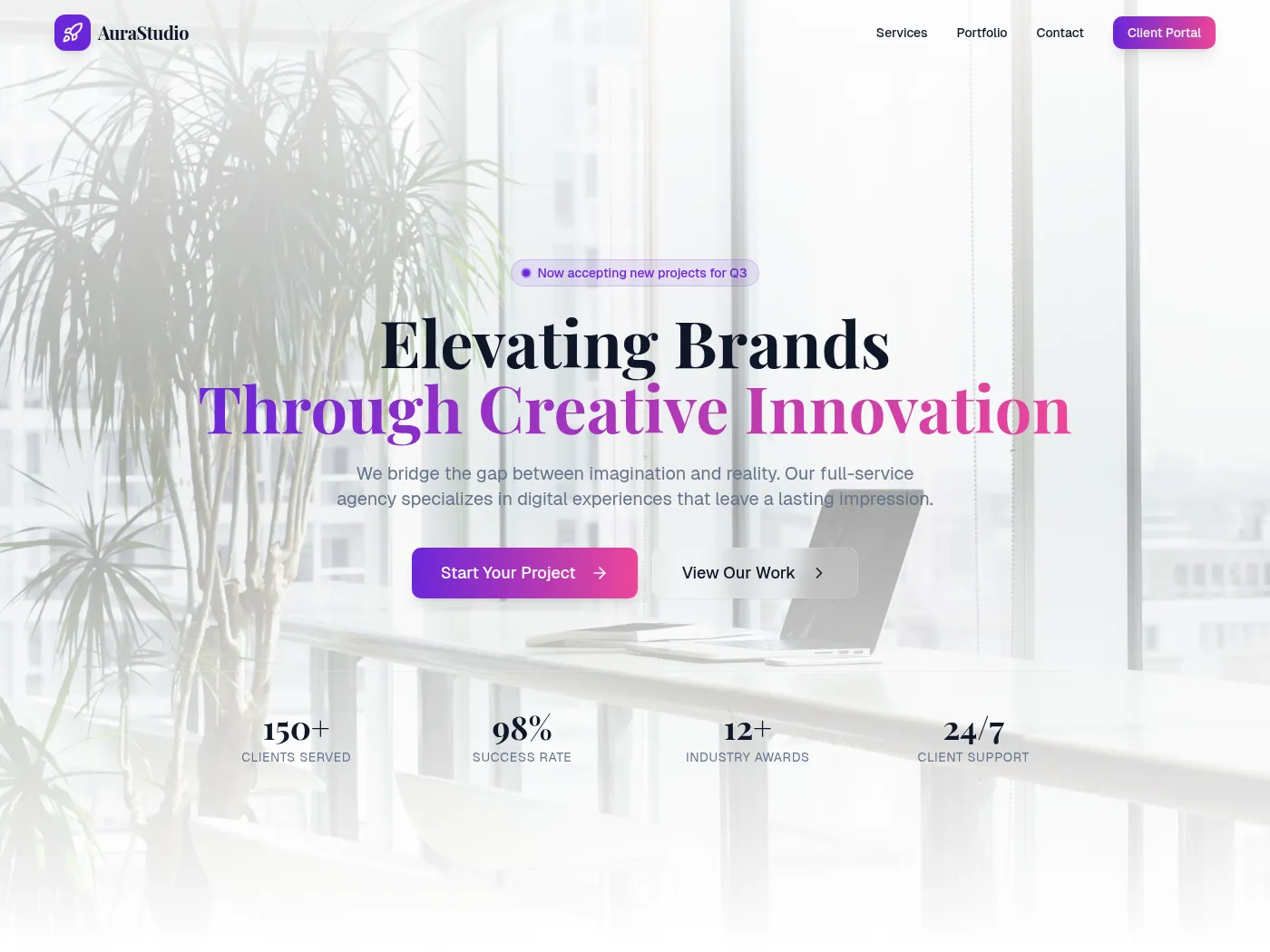 Creative Agency Portal