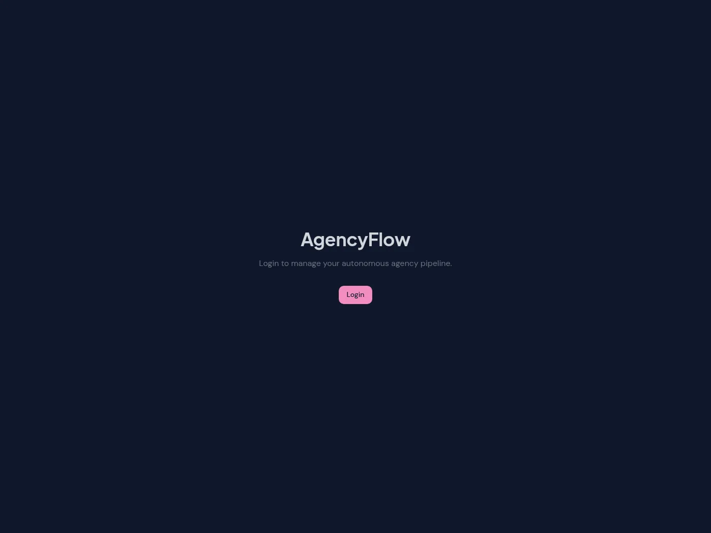 Autonomous Agency Pipeline