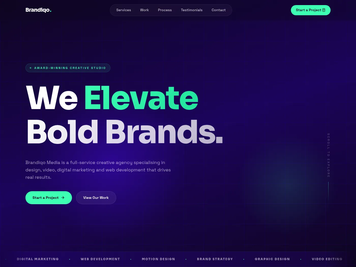 Minimalist Agency Portfolio
