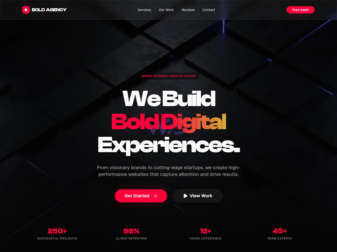 Bold Agency Web Hub