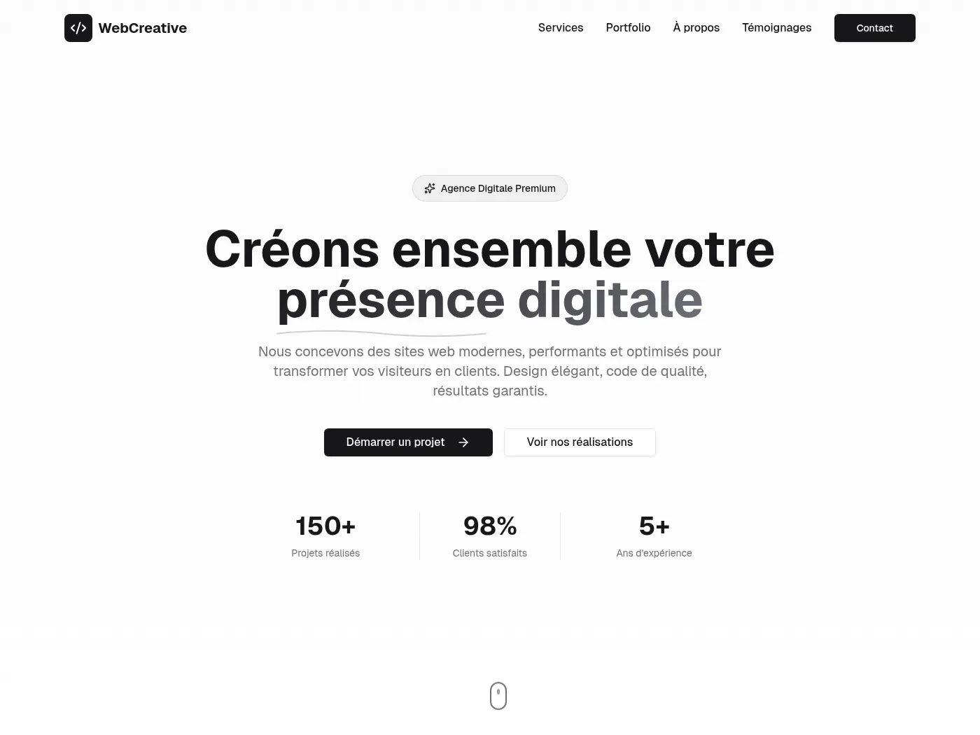 Web Creative Agency Hub