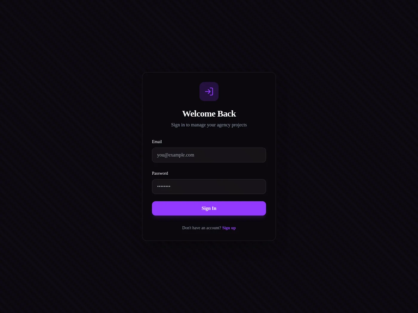 AgencyFlow Dashboard