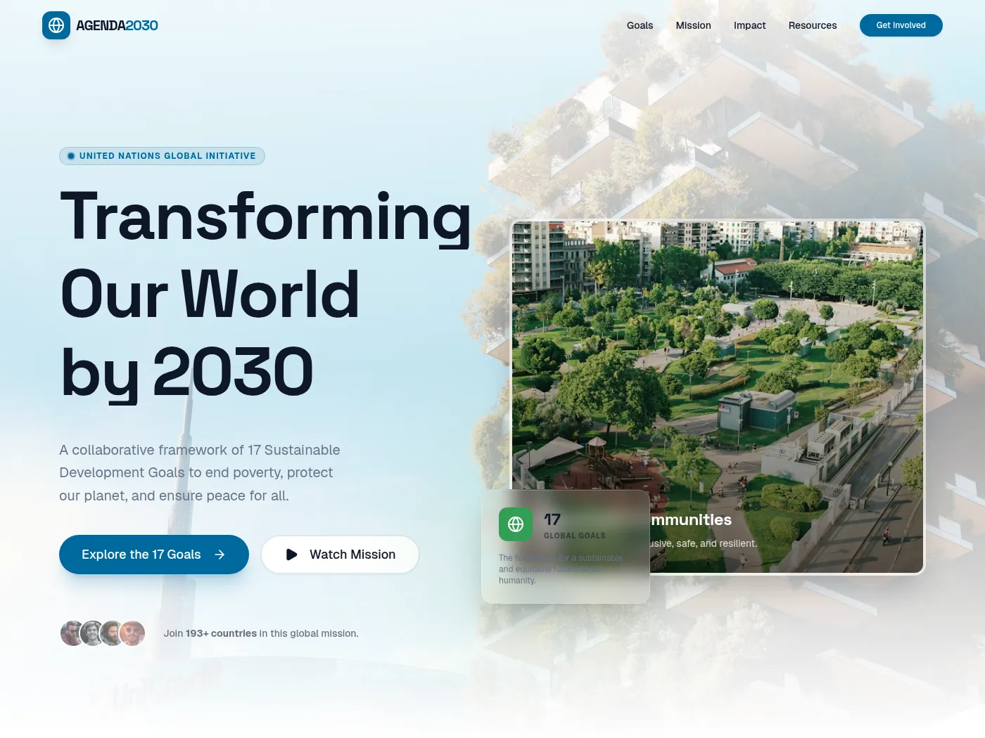 Agenda 2030 Landing