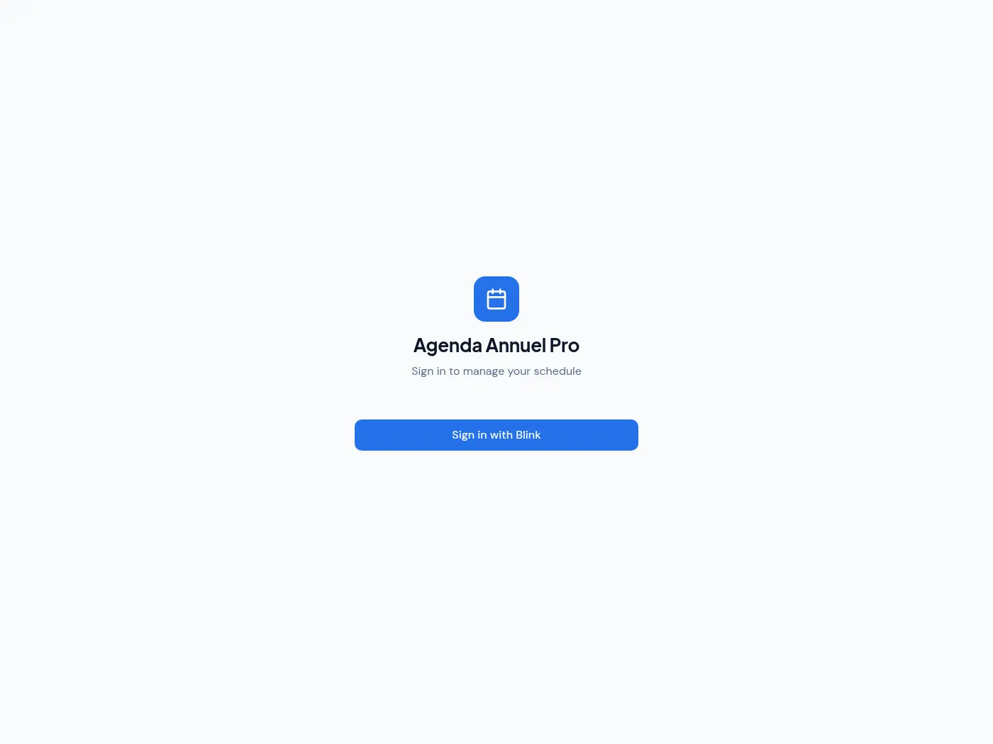 Agenda Annuel Pro