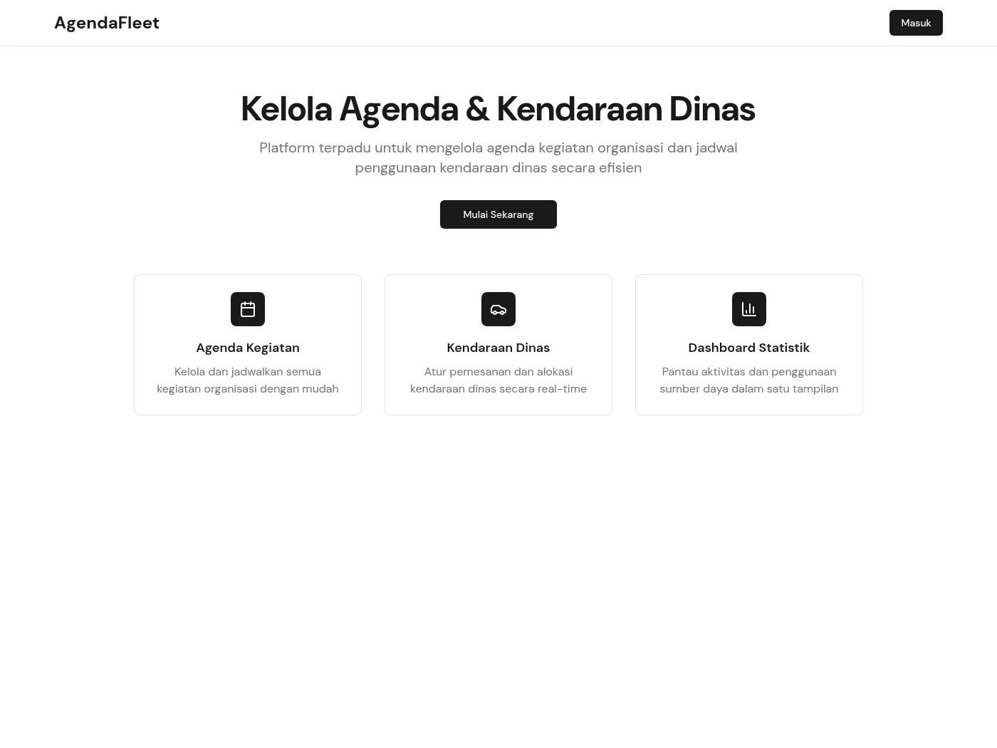 Agenda & Fleet Scheduler